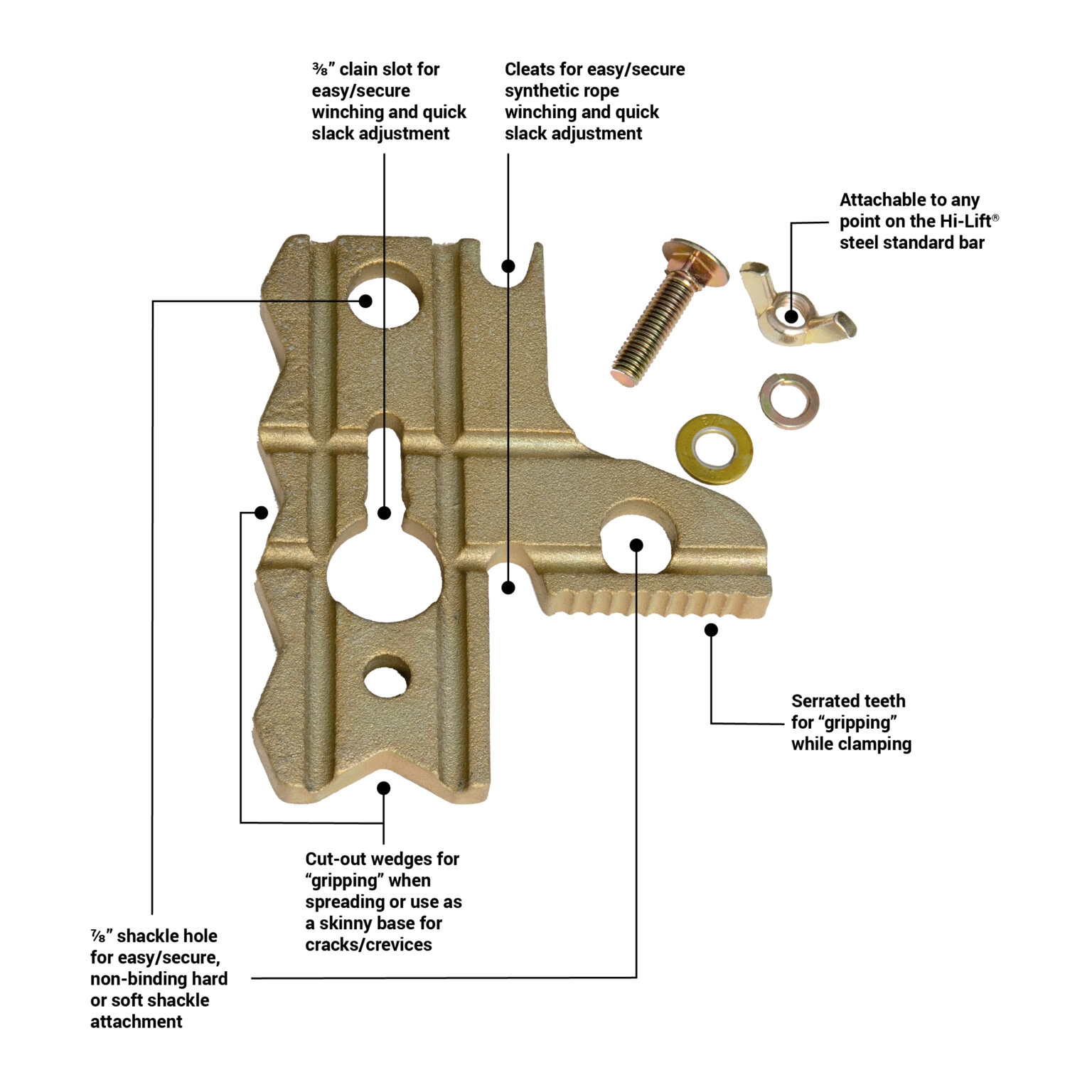 Winch-Clamp-Spreader Attachment - Hi-Lift Jack Co.